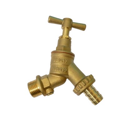 MJAbbott Direct - ¾'' BSP Brass hose union bib tap with double check valve