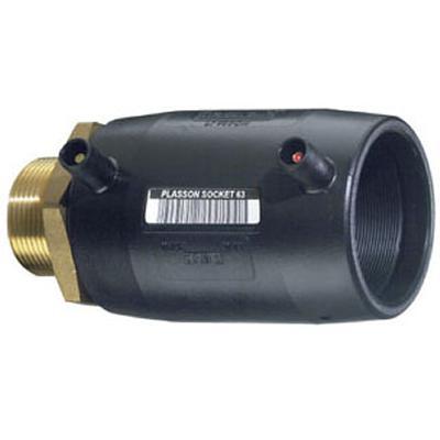 MJAbbott Direct - 63mm - 2'' Plasson EF to brass male transition ...