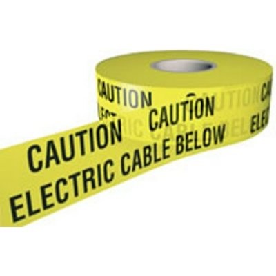 MJAbbott Direct - ELECTRIC CABLE BELOW yellow underground warning ...