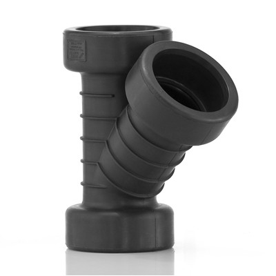 MJAbbott Direct - 150mm X 45° TwinWall triple socket equal 'Y' junction ...