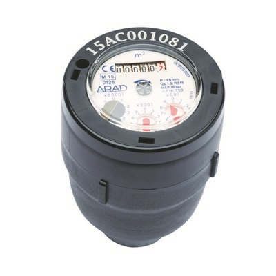 MJAbbott Direct - ARAD Gladiator 1½" concentric water meter. Qn 1.6m³ ...