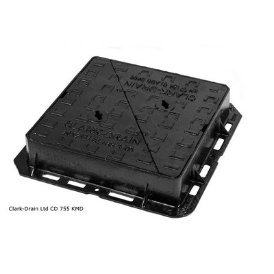 MJAbbott Direct - 600 x 600 x 100mm DI Double Tri manhole cover and ...